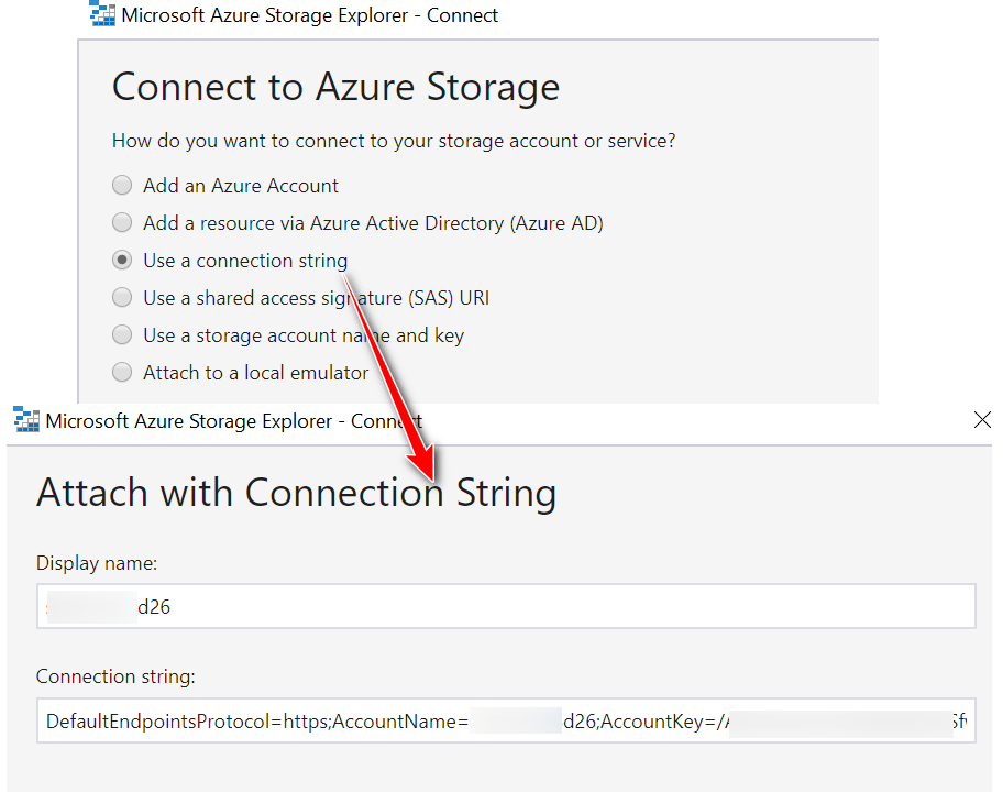 Azure Storage Emulator Connection String Gesercape